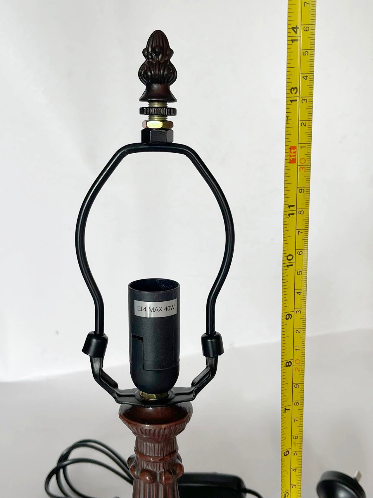 Metal Vintage Lamp Base for 8" Wide Tiffany Mini Table Lamp – Joanne ...