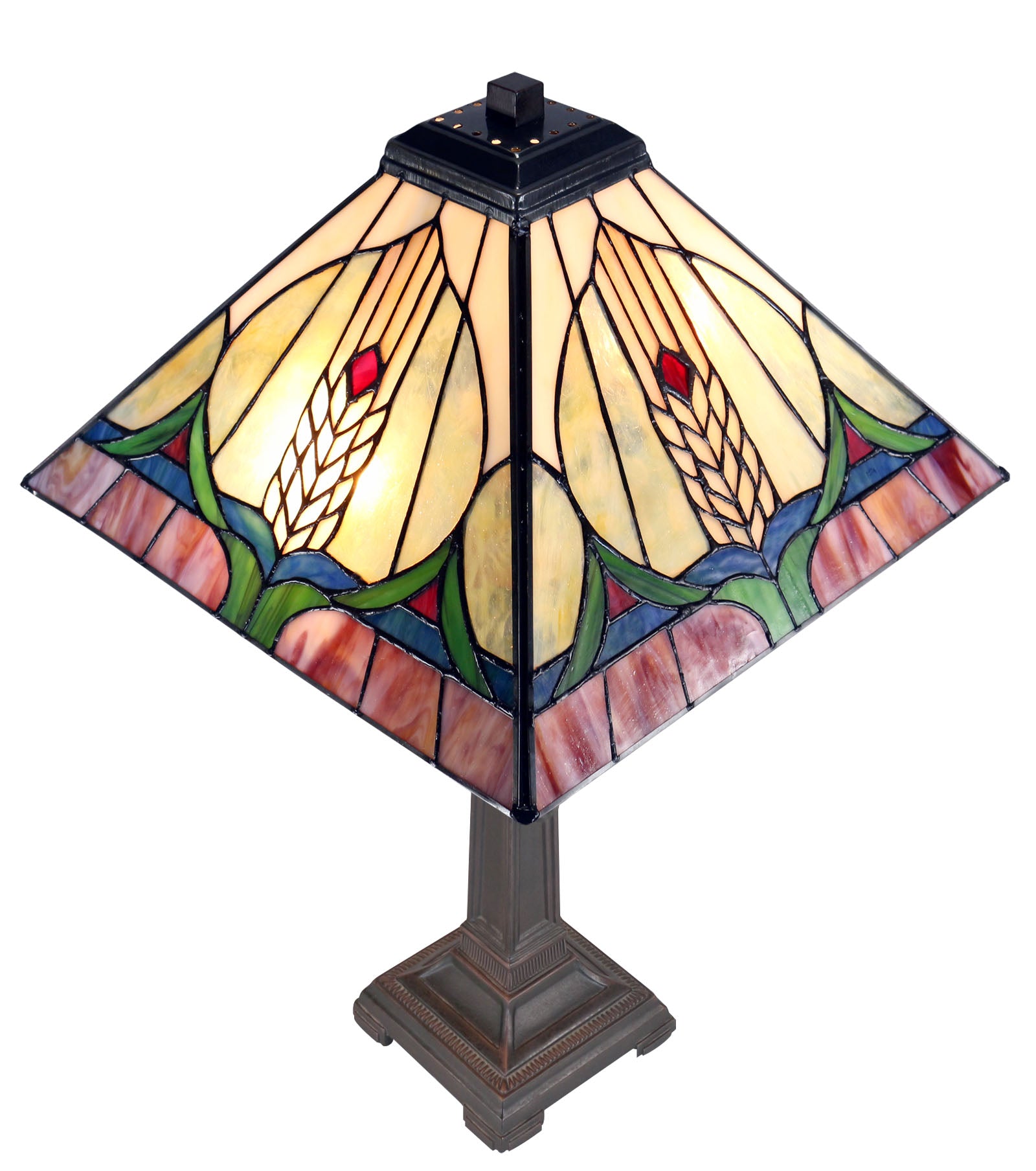 Large Mission Style Tiffany Table Lamp – Joanne Tiffany