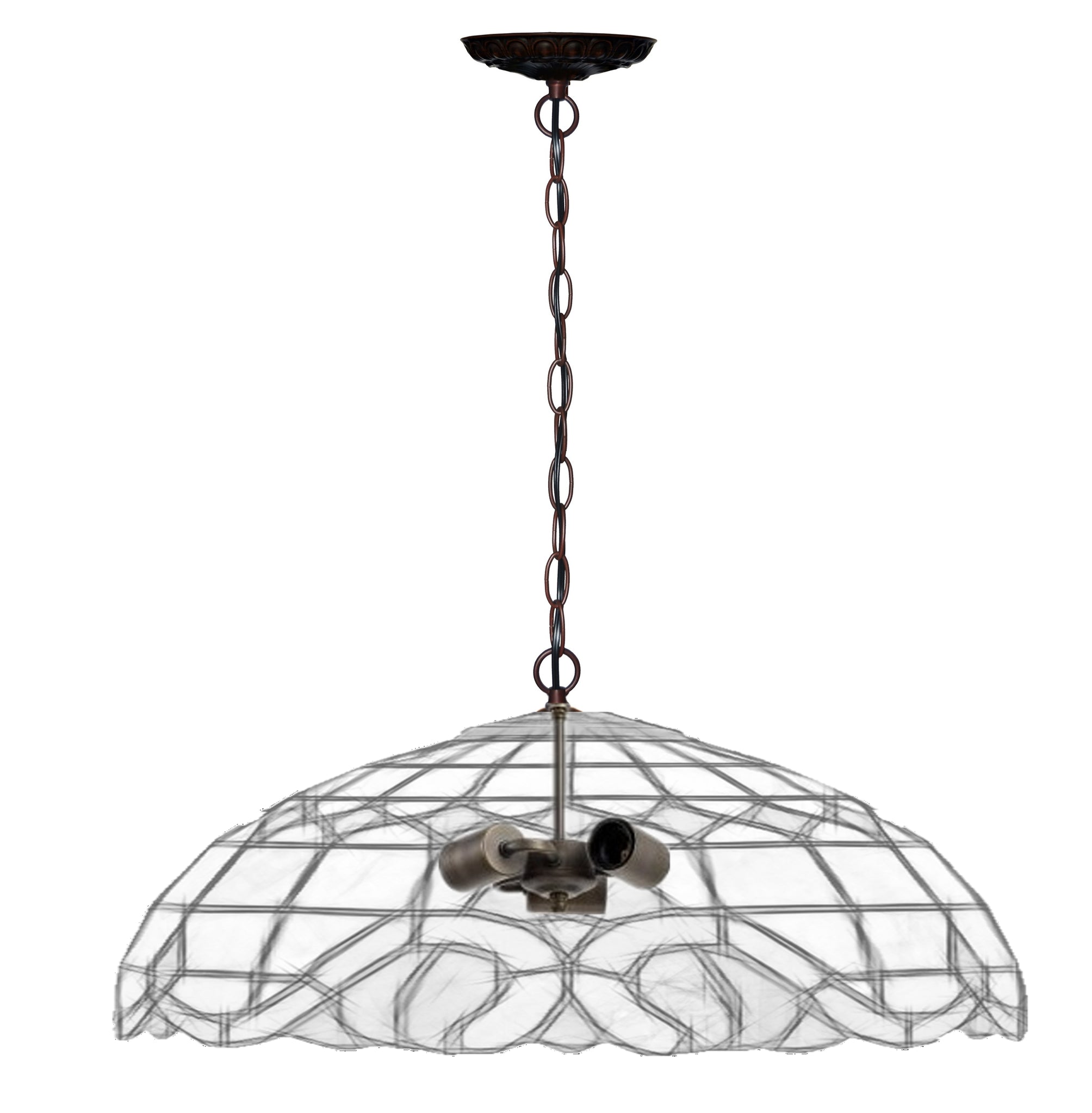 Large 20 " Red Camellia Style Leadlight Tiffany Pendant Light Down lig ...