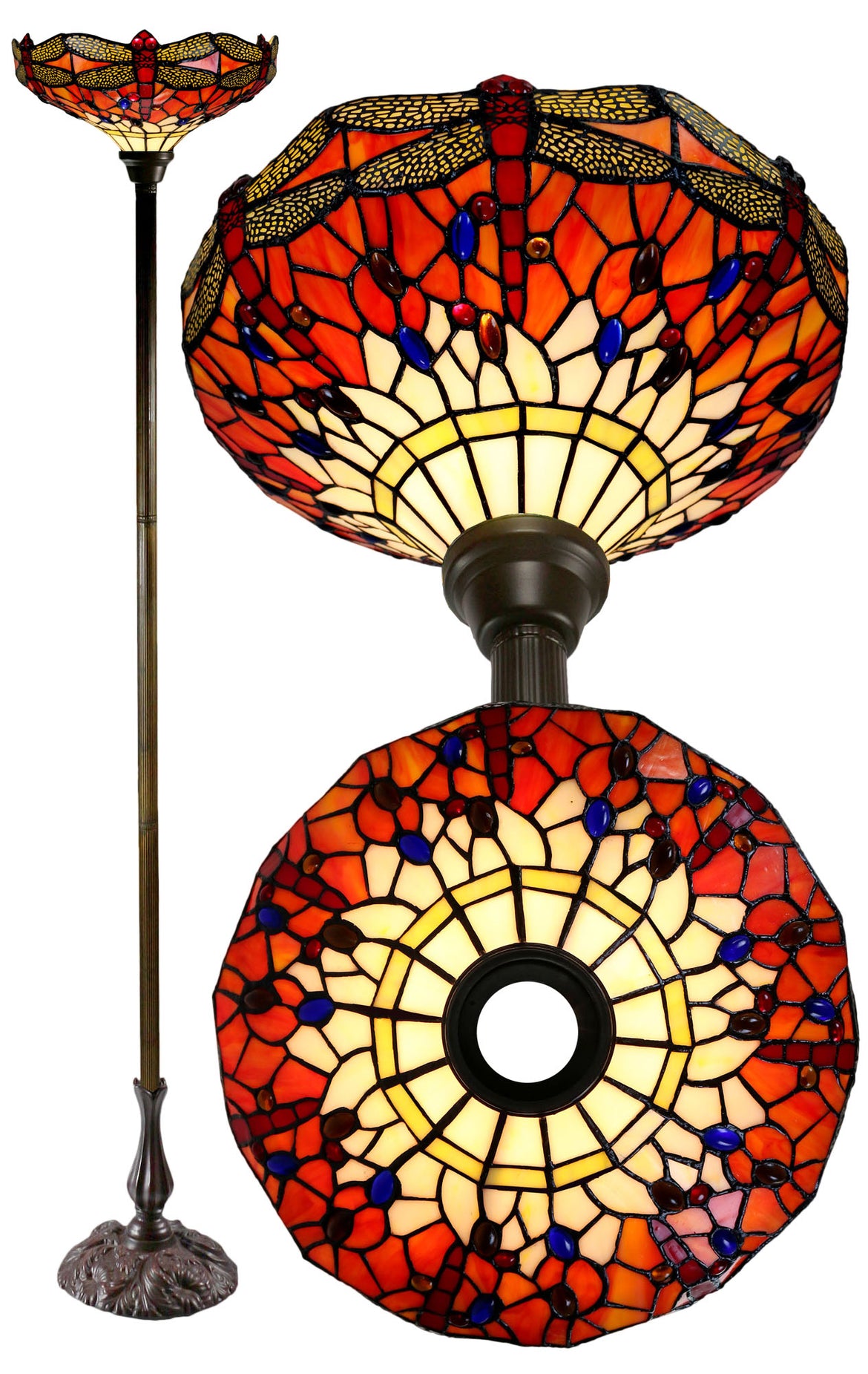 Tiffany Floor Lamp Torchiere